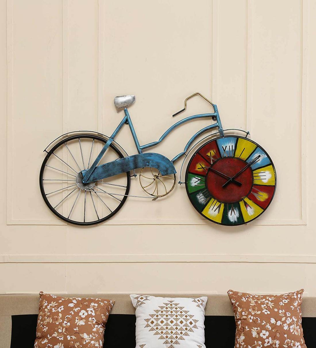 Cycle Clock Metal Wall Art – Homez Valley